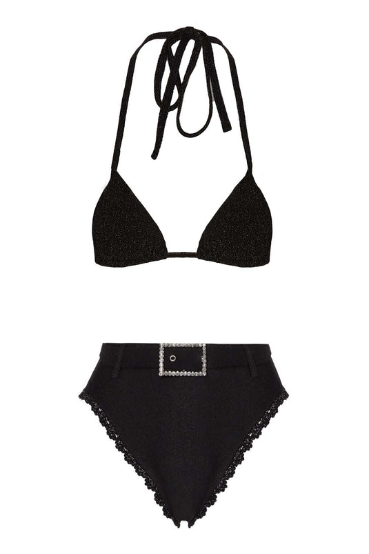 MAIYO Fully Lined Lurex Swimsuit - CAPRI WHITE – MAIYO LONDON
